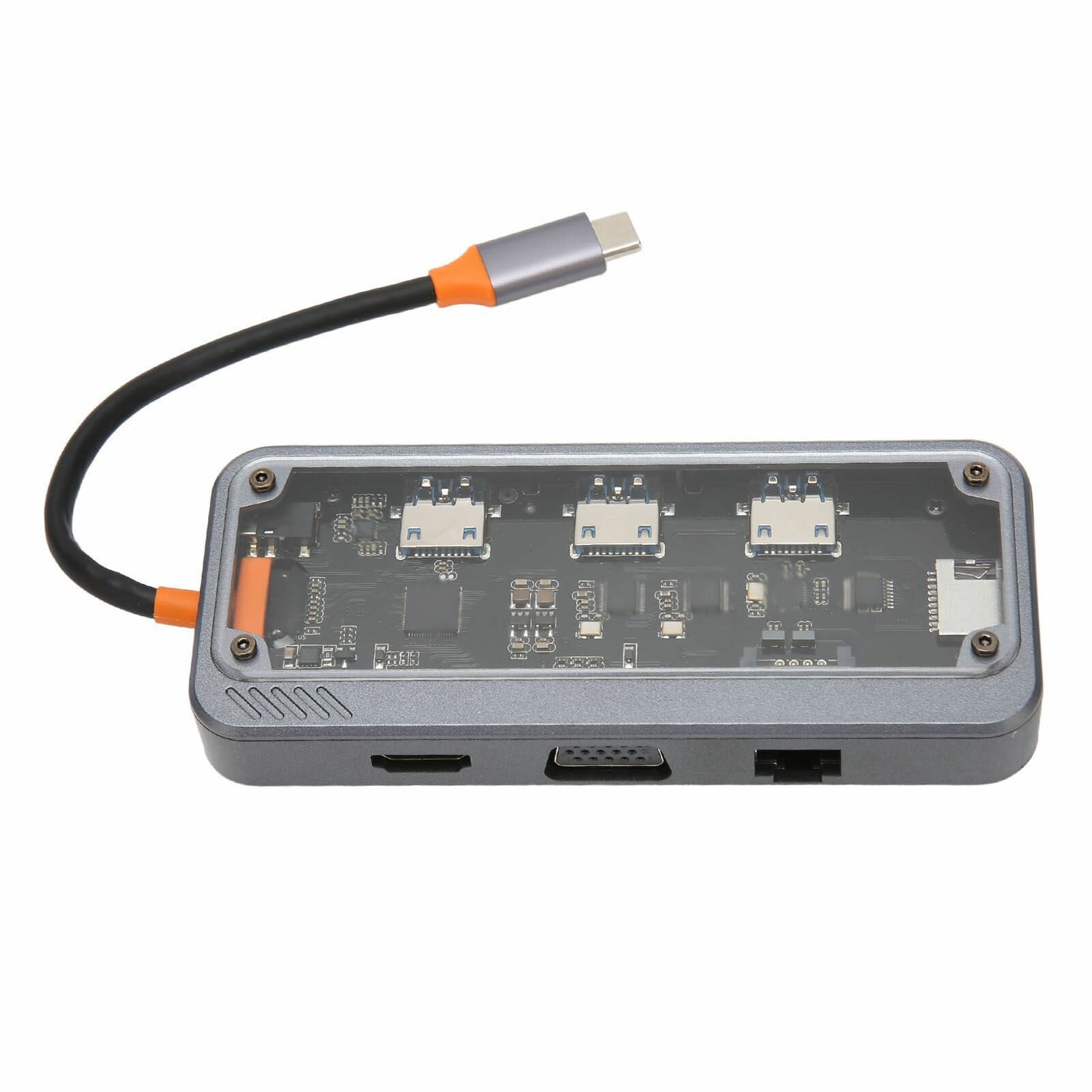 USB-концентратор Type-C 10-в-1, с Gigabit Ethernet