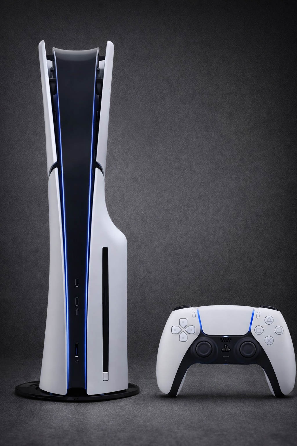 Игровая приставка Sony PlayStation 5 Slim 1TB с дисководом, джойстик, белая