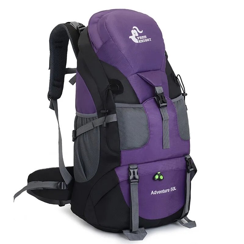 Рюкзак туристический 50л фиолетовый YITOUR