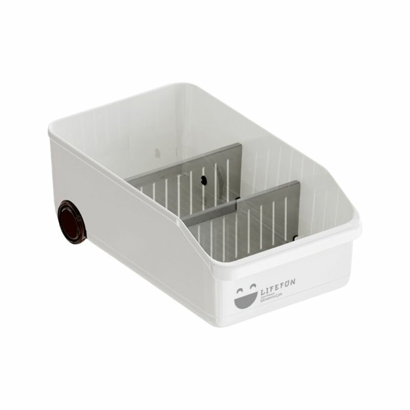 Бытовой выдвижной ящик для хранения с роликами-большой