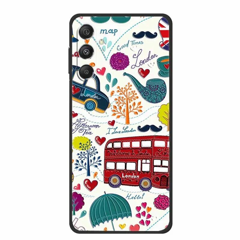 Чехол с 3D тиснением для Samsung S25 FE, чехол для телефона S25 Plus Flowers, мягкая силиконовая задняя крышка для Samsung Galaxy S25 FE S24 Plus, чехол