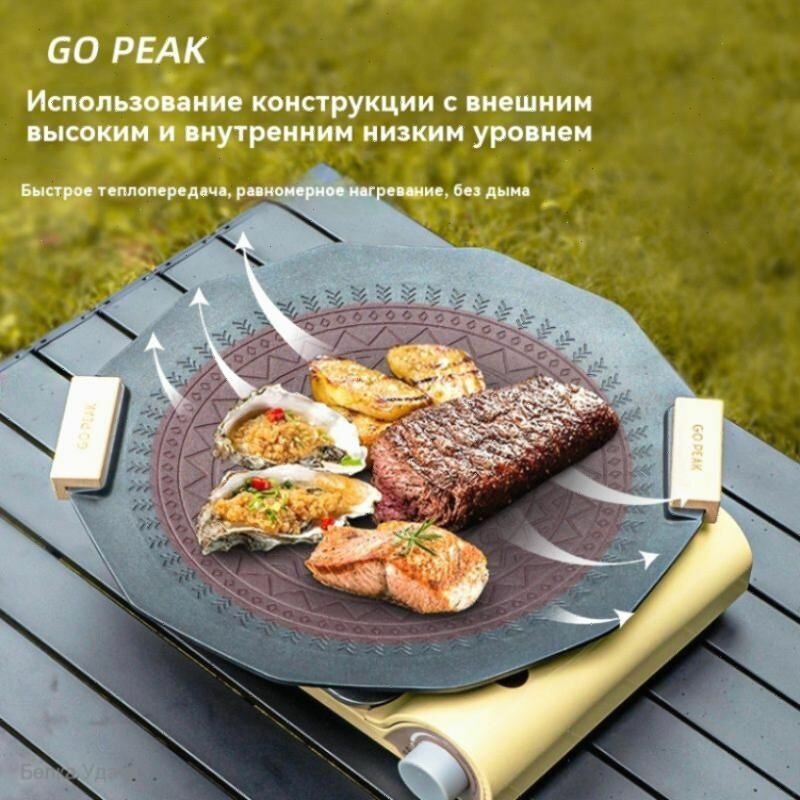 Садж-сковорода с ручками из нержавеющей стали 40cm 1050r