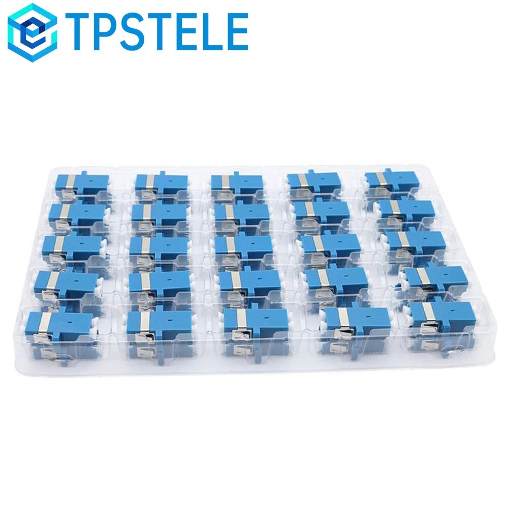TPSTELE SC/UPC LC/UPC Оптический адаптер 50 PCS LC UPC DX