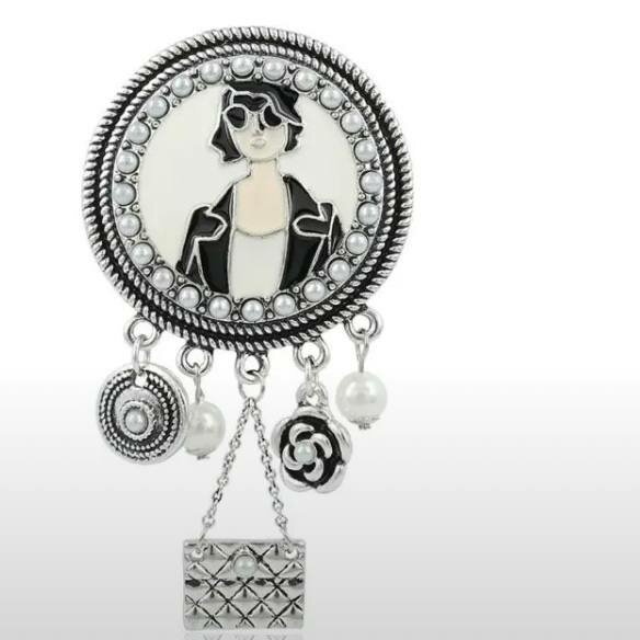 Брошь, жемчуг Swarovski синтетический, жемчуг имитация