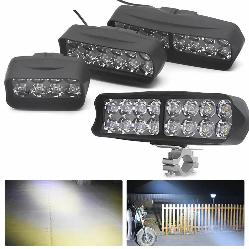 OZ-DVRS-12 В-80 В передний фонарь для электровелосипеда, мотоцикла, электровелосипеда, светодиодная фара, суперяркая лампа для трехколесного велосипеда, 8 12 16 светодиодных деталей для велоспорта