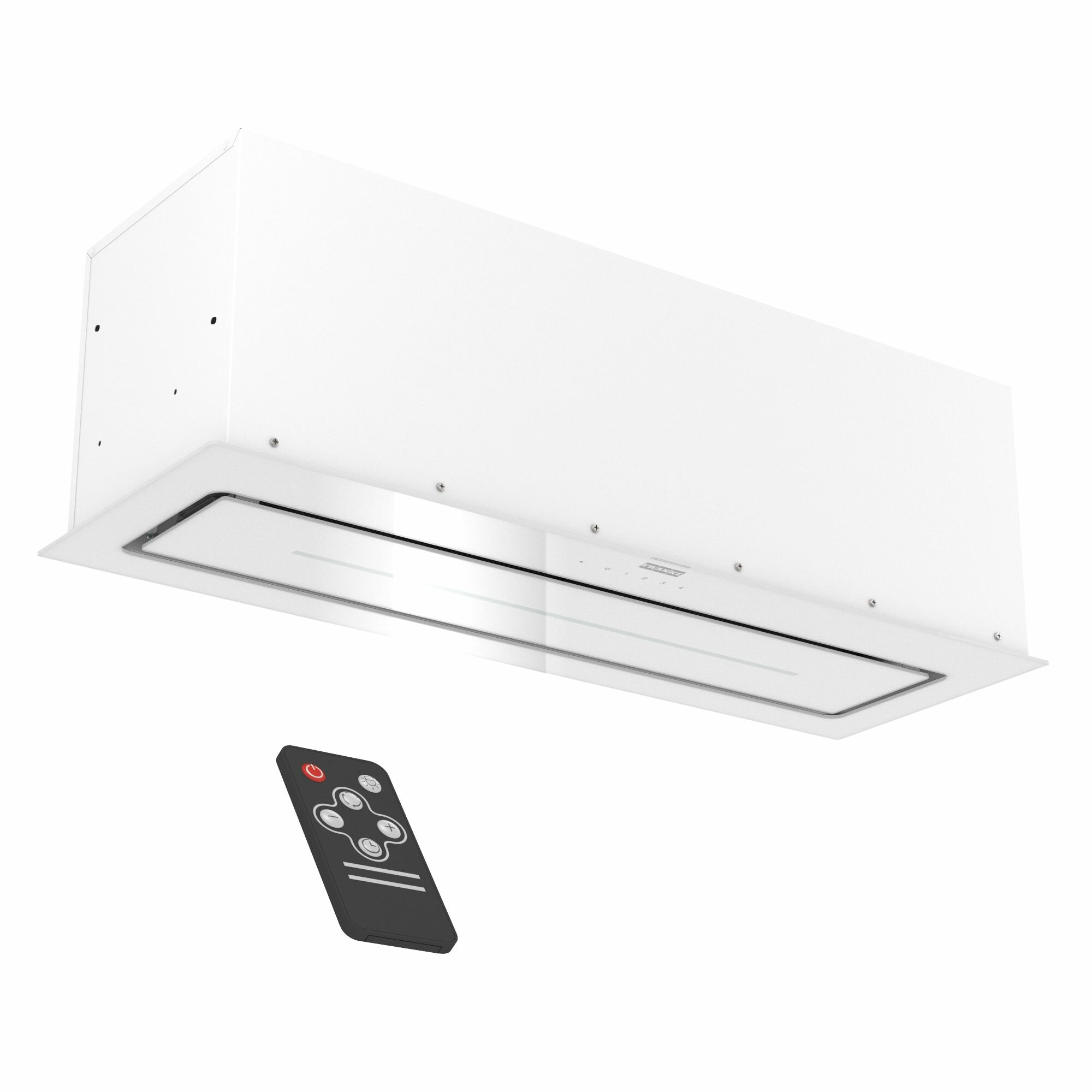 FRANKE LUCE 90 WH встраиваемая кухонная вытяжка в шкаф 90 см, цвет белый, пульт, 1000 куб. м/ч, вывод + рециркуляция