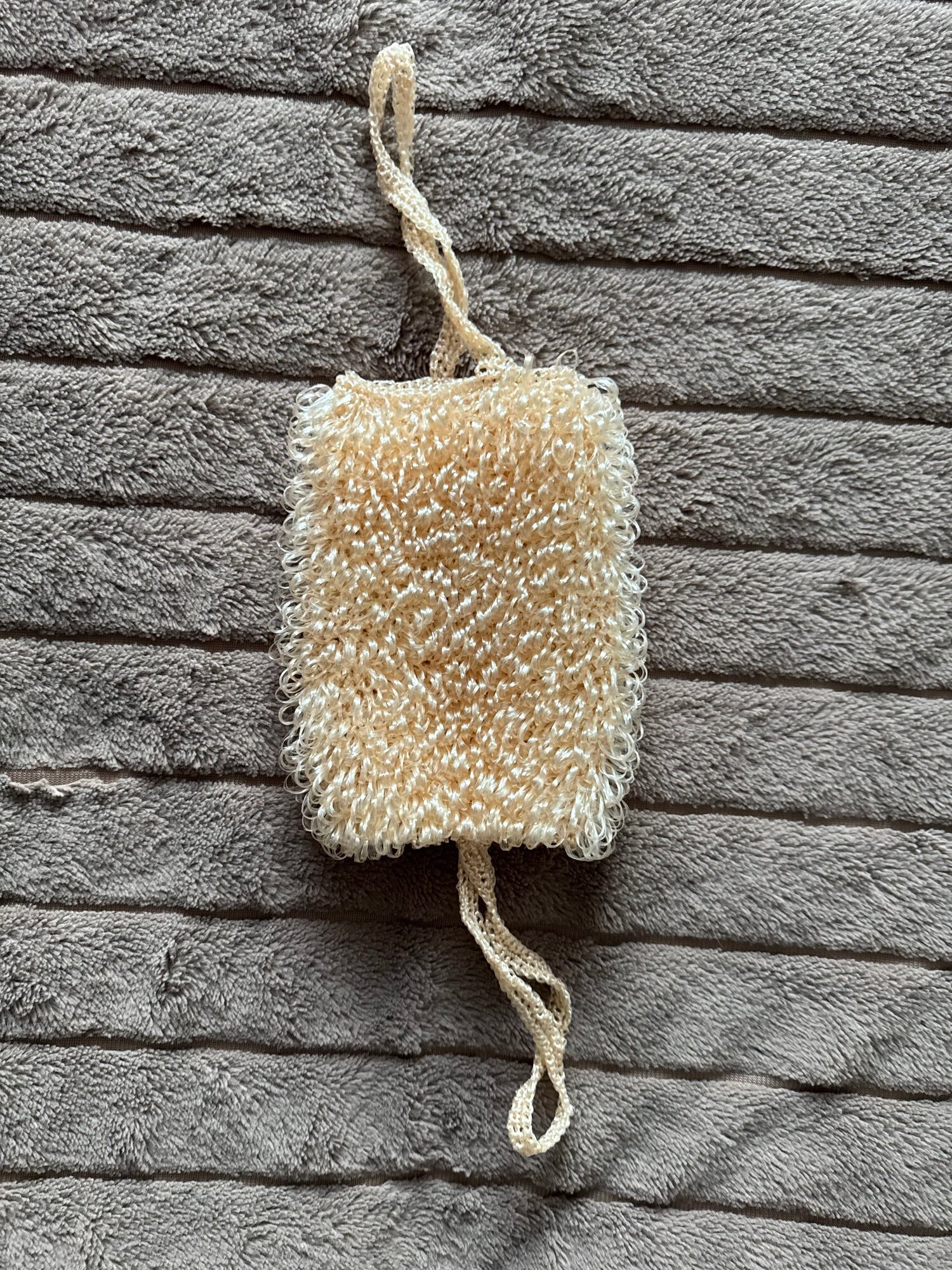 Жесткая массажная мочалка ручной вязки для бани и душа, для мужчин и женщин