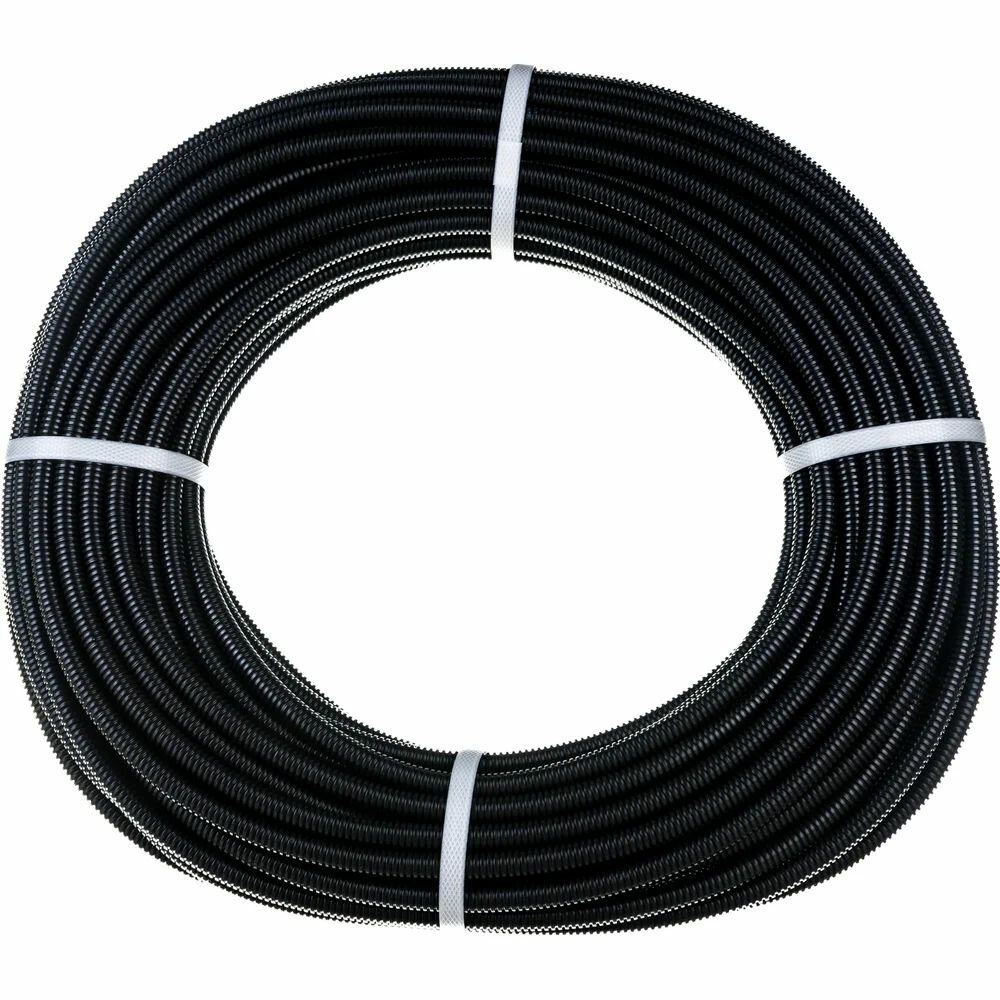 Гофрированная труба DKC DN 10 мм, V2, Dвн 9,7 мм, Dнар 13,00 мм, 50м PA601013F2