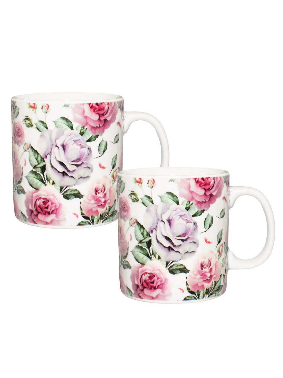 Набор фарфоровых кружек для чая 300мл. Дулево ф. Европейская "Блики лета", 2 шт.