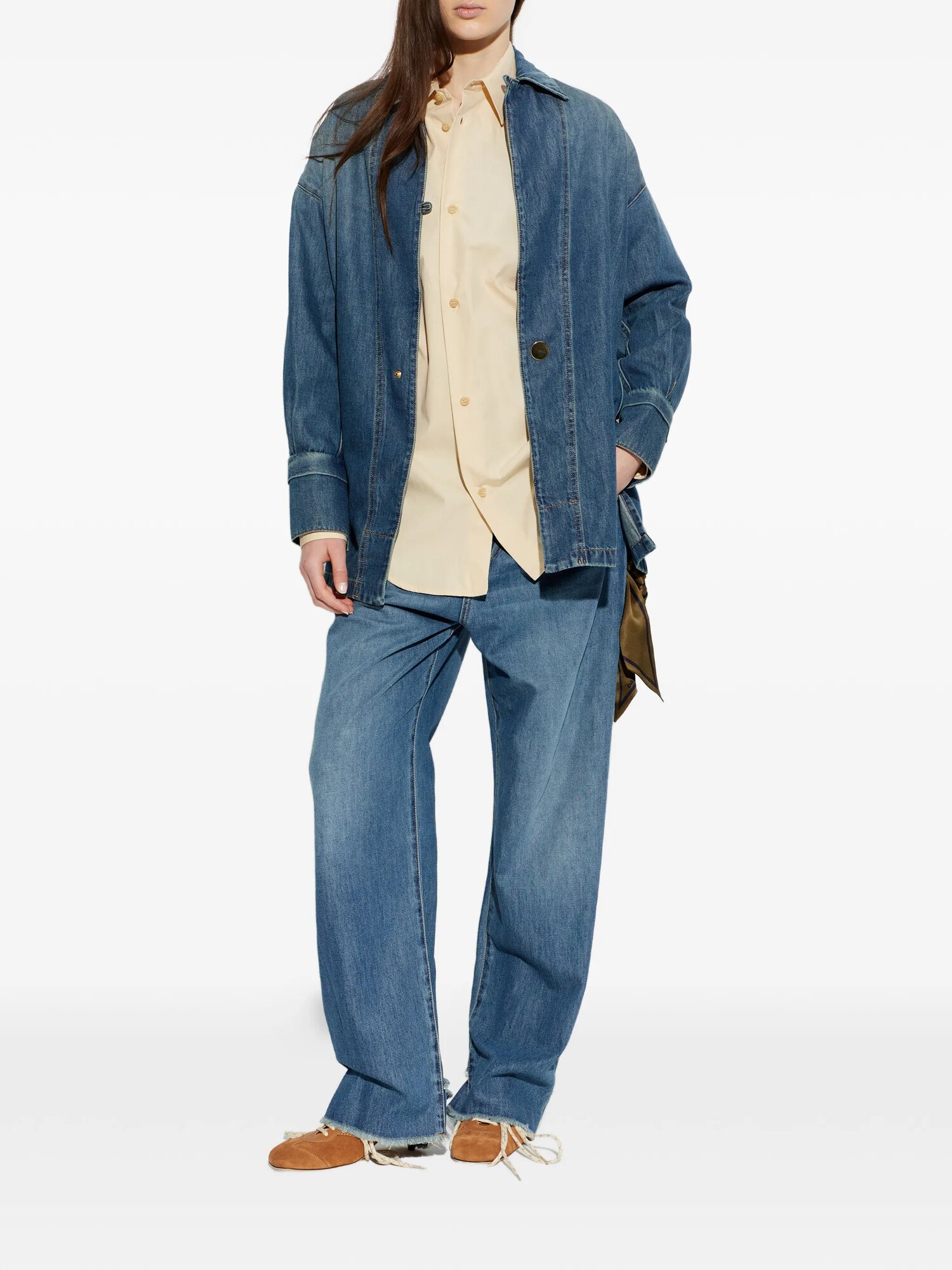 Рубашка DARKPARK Buttoned shirt, размер 40, blue — фото 1
