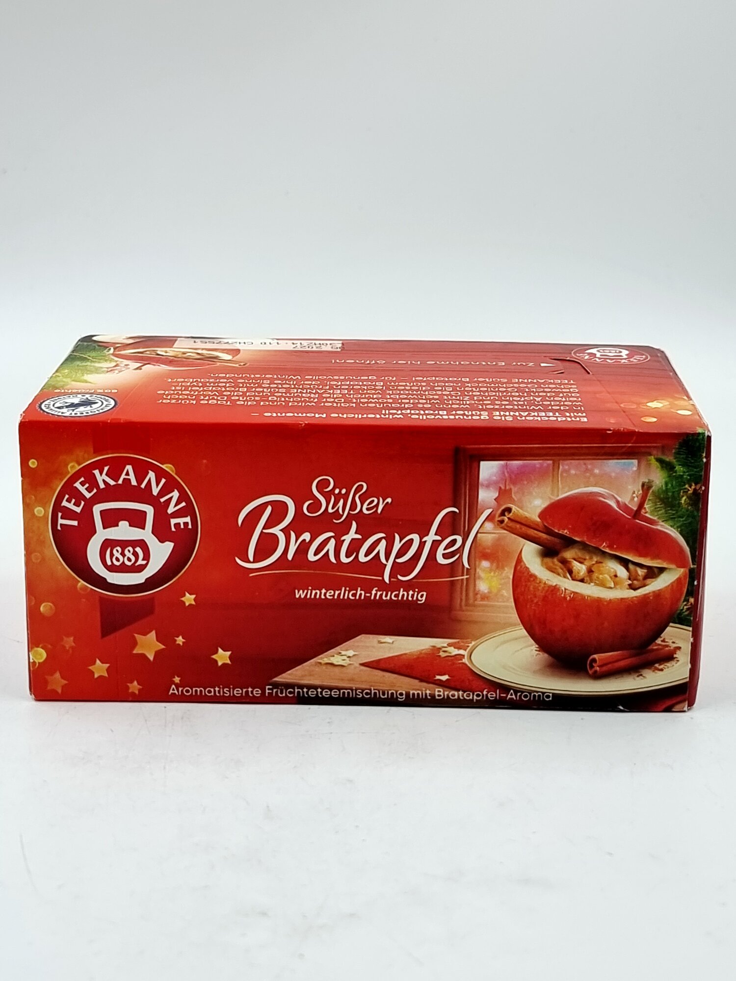 Чай фруктовый Teekanne SuBer Bratapfel печеное яблоко с корицей, 20 пакетиков, 50 г (из Эстонии)