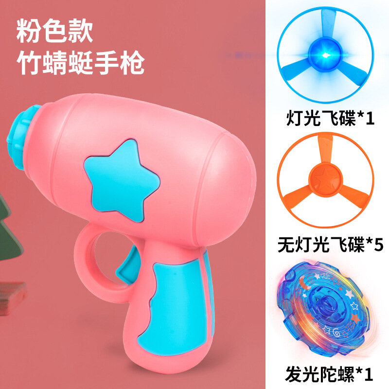 Детская парковая игрушка бамбуковая стрекоза, вращающаяся летающая тарелка, интерактивная игрушка летающей феи для родителей и детей, уличный ларек