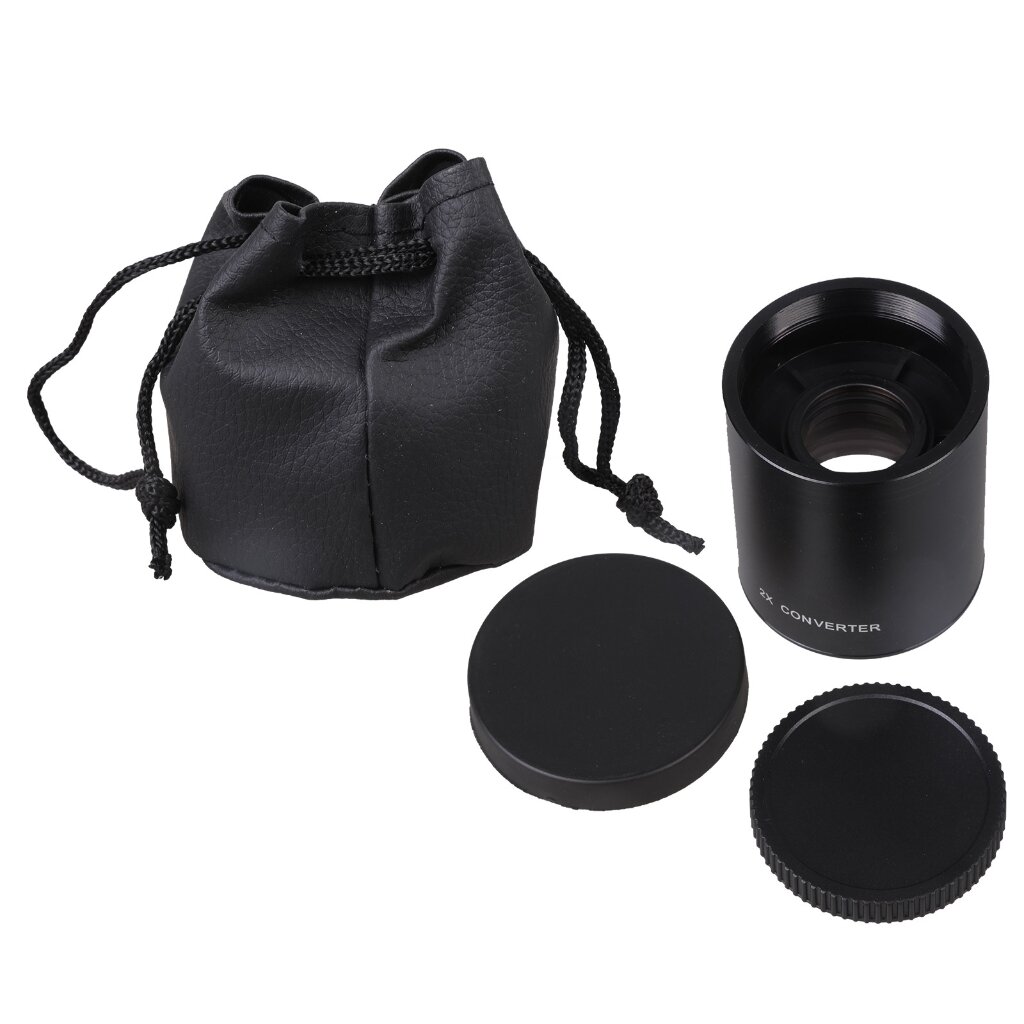 Байонетно-Линзовый преобразователь T2 Телеконвертер с 2-кратным увеличением, Объективный Телеконвертер