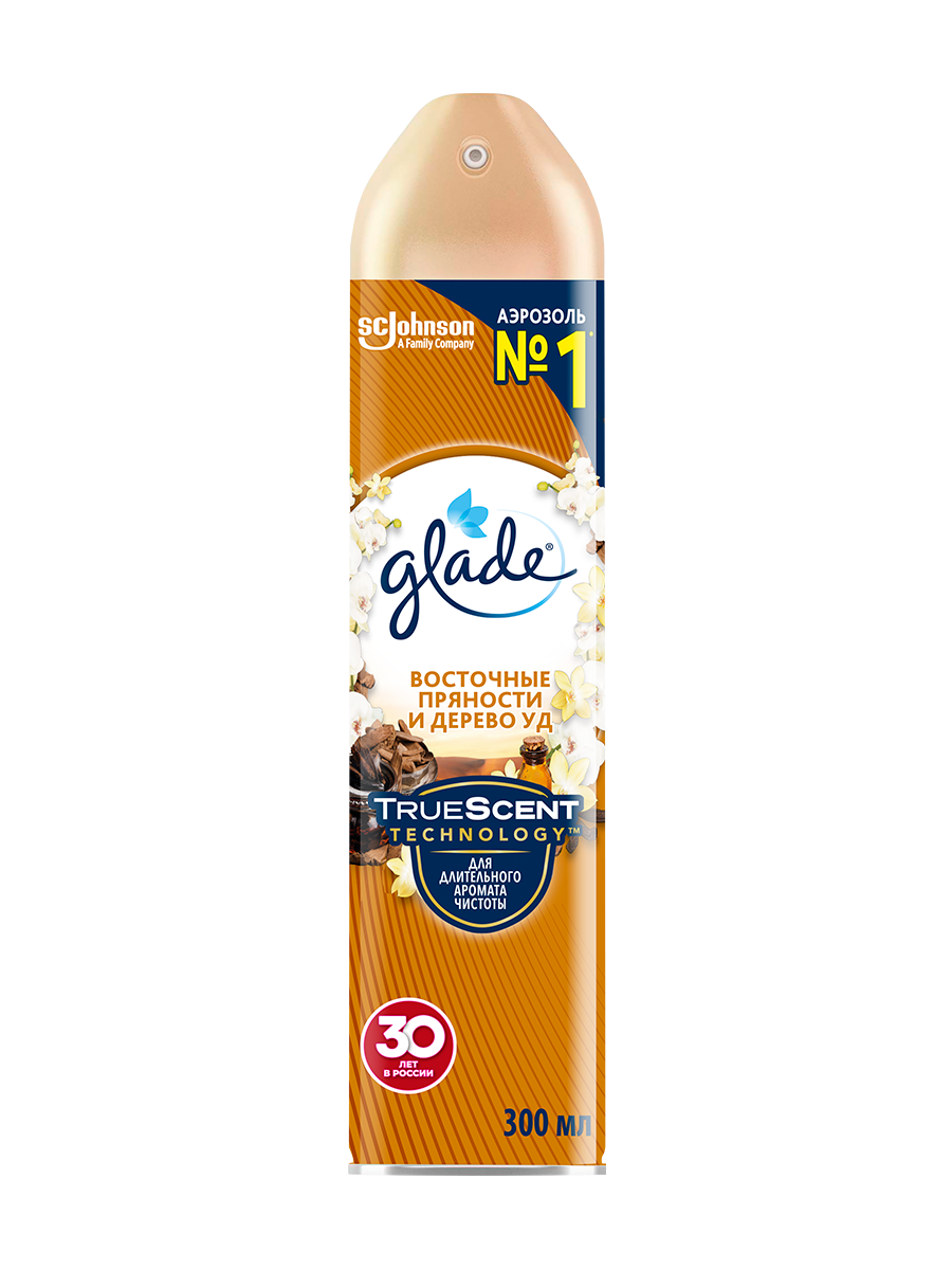 Glade Аэрозоль "Восточные пряности и дерево уд", 300 мл