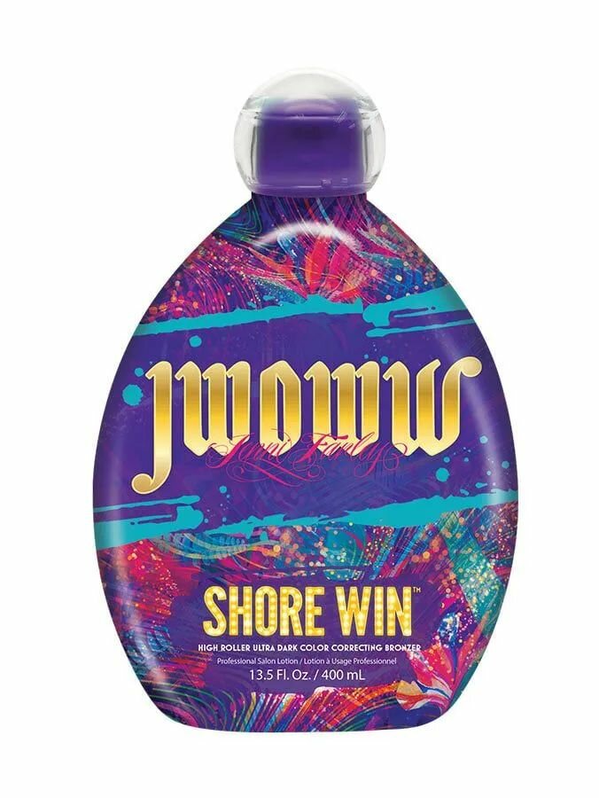 JWOWW Shore Win Крем для загара с интенсивным темным бронзирующим комплексом и нейтрализацией теплого оттенка,400мл