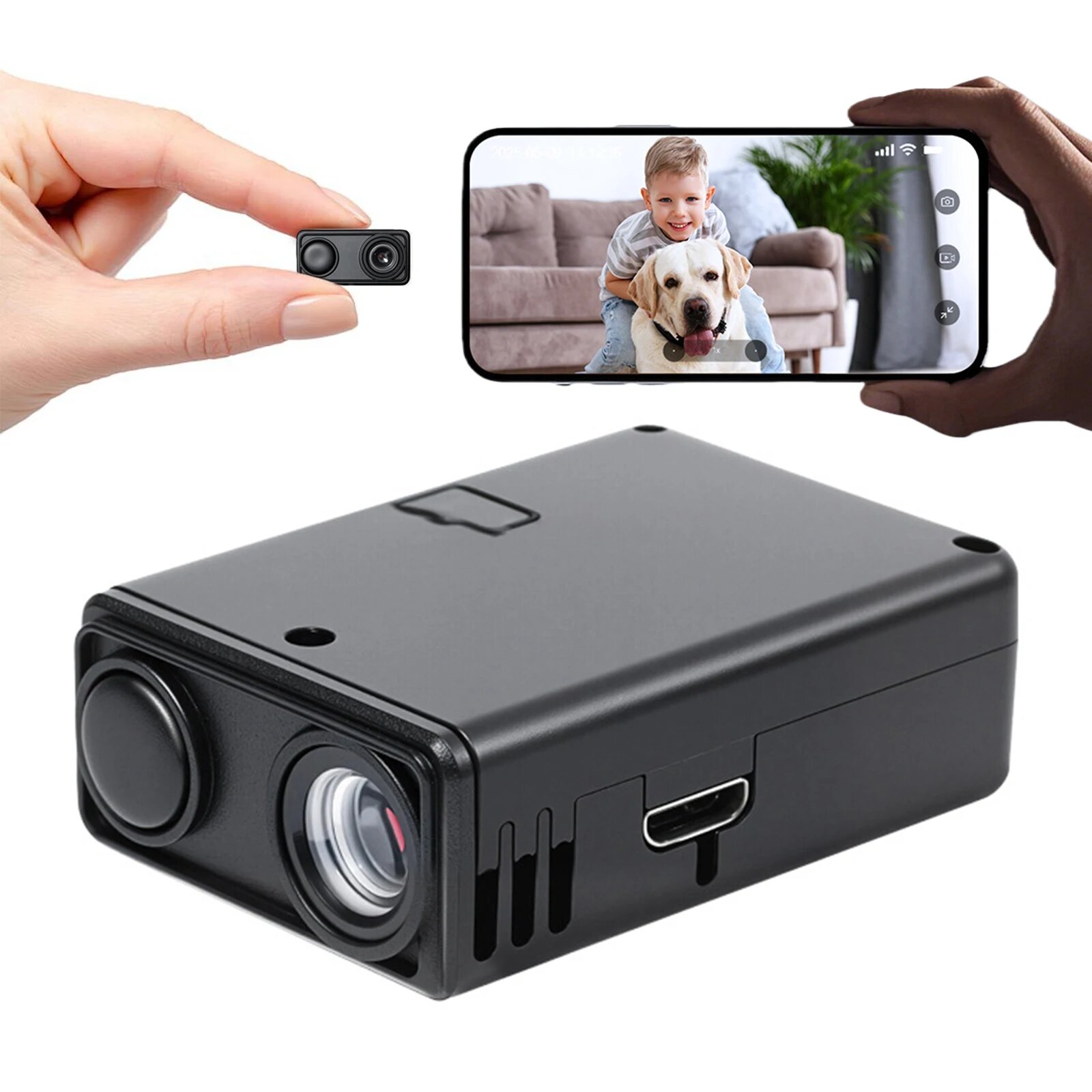 Мини-камера видеонаблюдения ALLOYSEED 4K