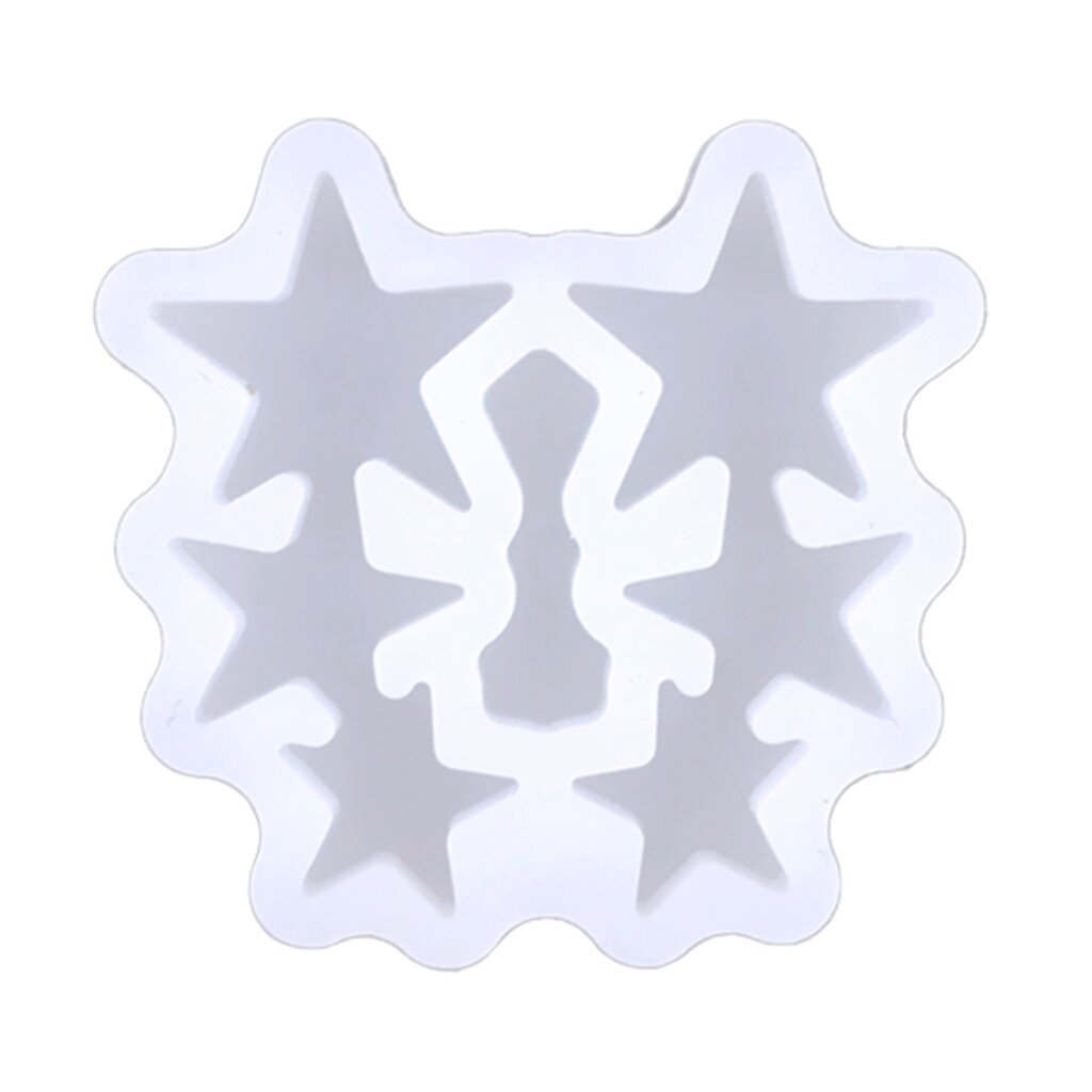 DIY Crystal Epoxy Fold Shind Серьги подвесные ювелирные украшения висящие украшения зеркальный силикон