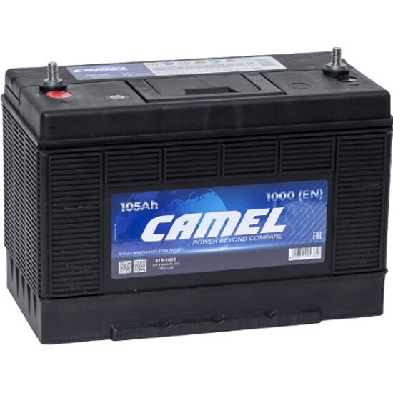 Аккумулятор Camel , 331x175x241, 105 Ач, винтовые клеммы, 6СТ105(7) 31S-1000
