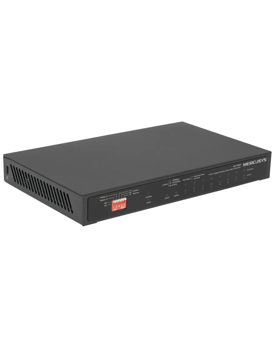 Коммутатор MS110GMP 10-портовый гигабитный настольный