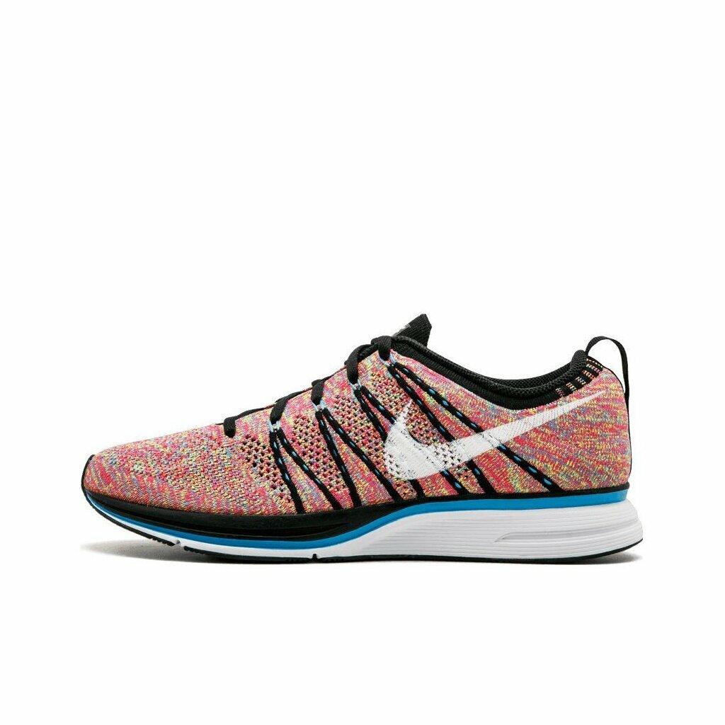 Кроссовки NIKE Flyknit Trainer, размер EU 44.5 стопа (28.5CM), черный/красный — фото 1