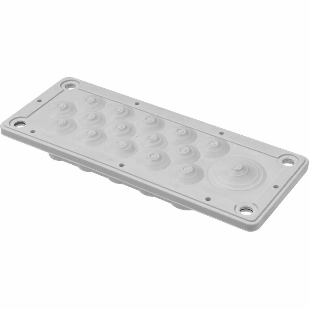 Кабельный мембранный ввод TDM КВМ-16 SQ0814-0010 из эластомера и стали, защита IP54, для диапазона диаметров кабеля