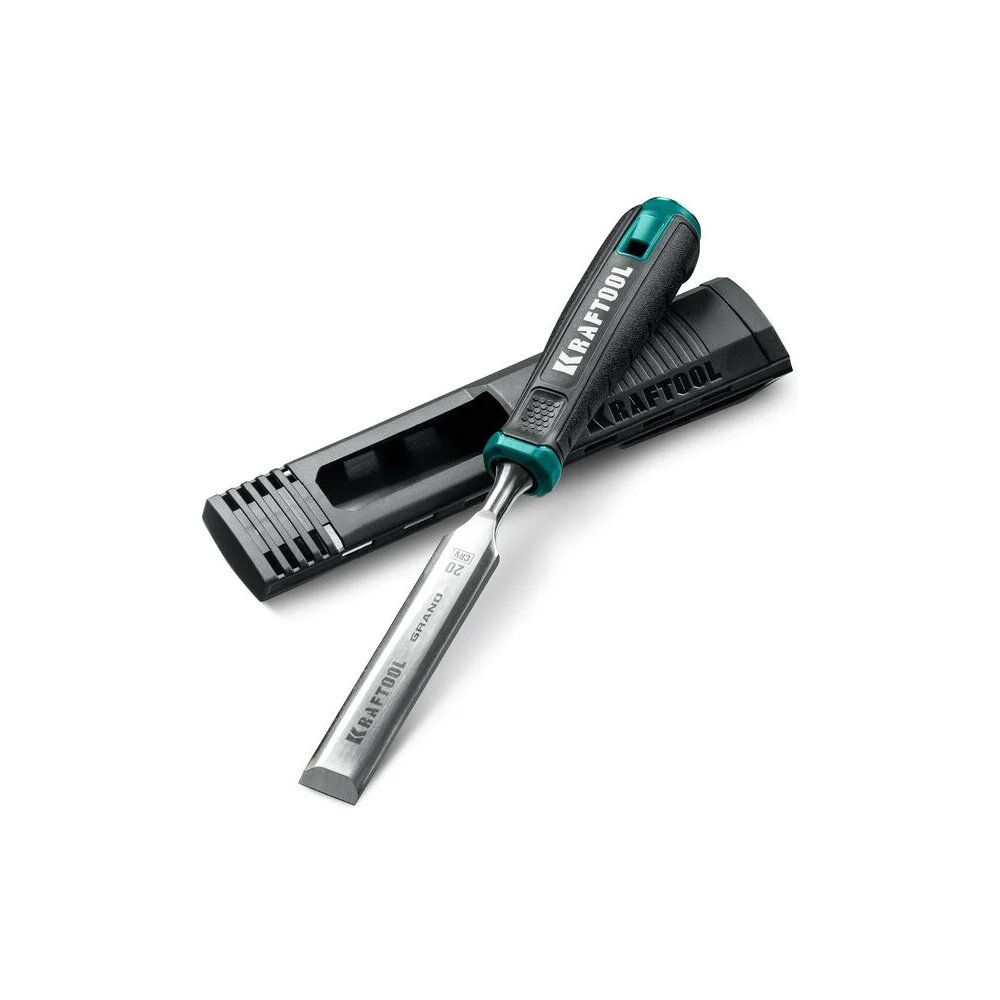Стамеска-долото с двухкомпонентной рукояткой KRAFTOOL Grand 20 мм 1818-20