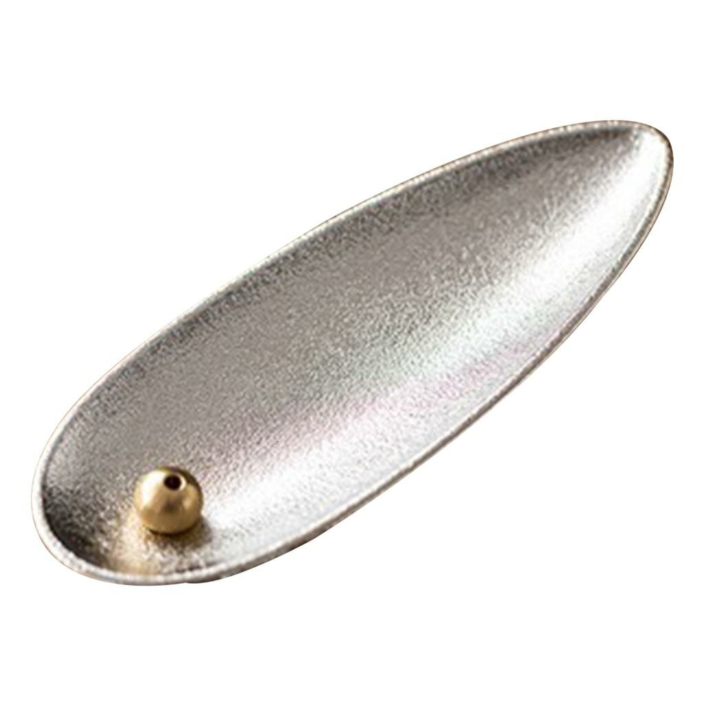 Подставка для благовоний из сплава, японская металлическая ладанка, серебристо - белый