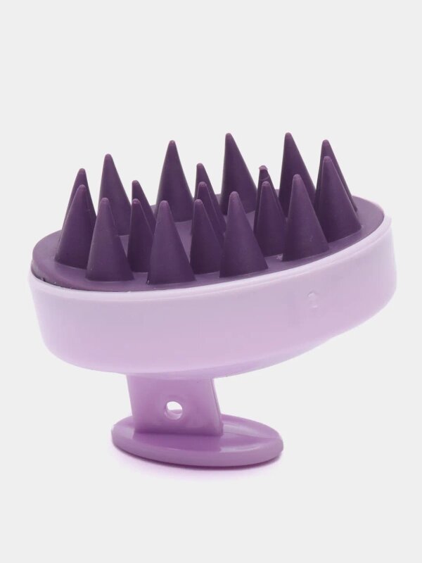 Массажная щетка для мытья волос, массажер силиконовый для кожи головы, подарок на новый год