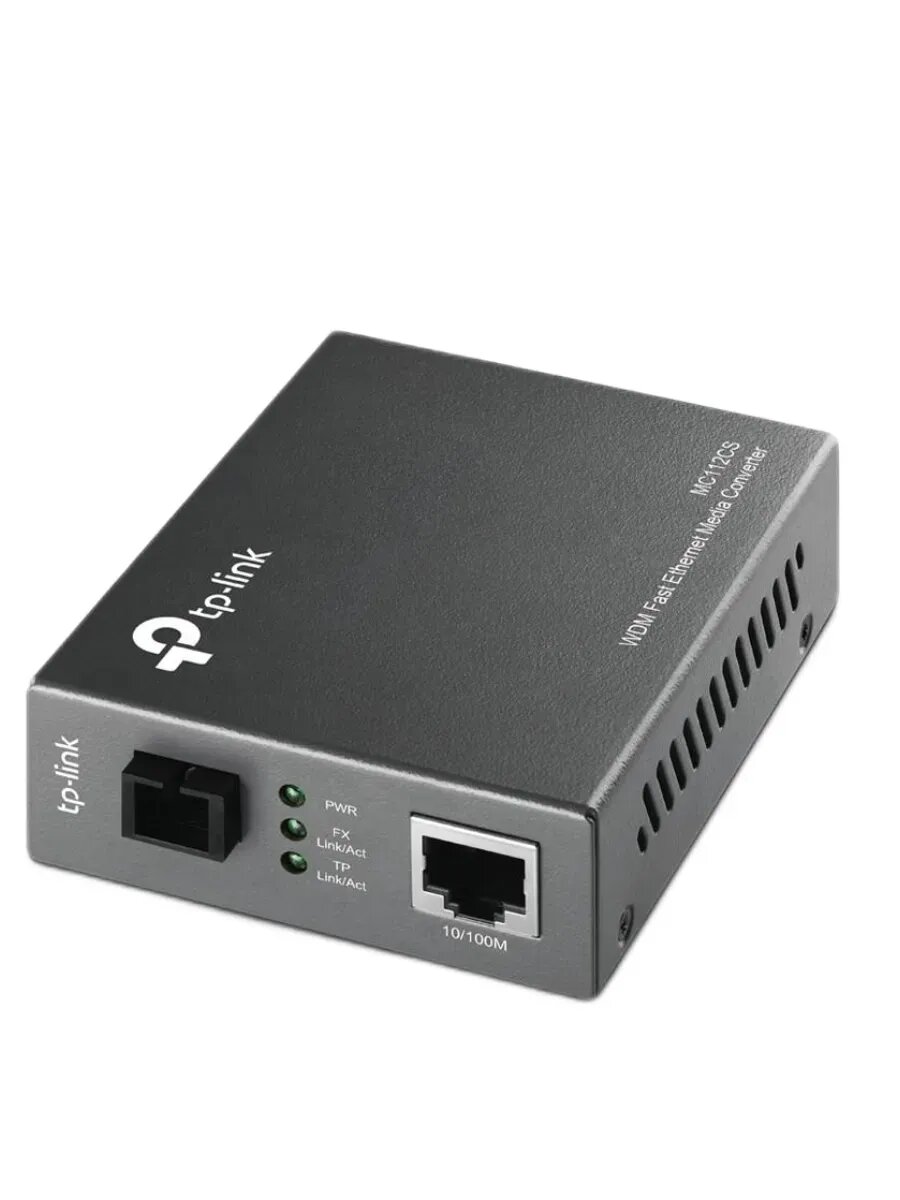 Медиаконвертер WDM Fast Ethernet 10/100 Мбит/с MC112CS
