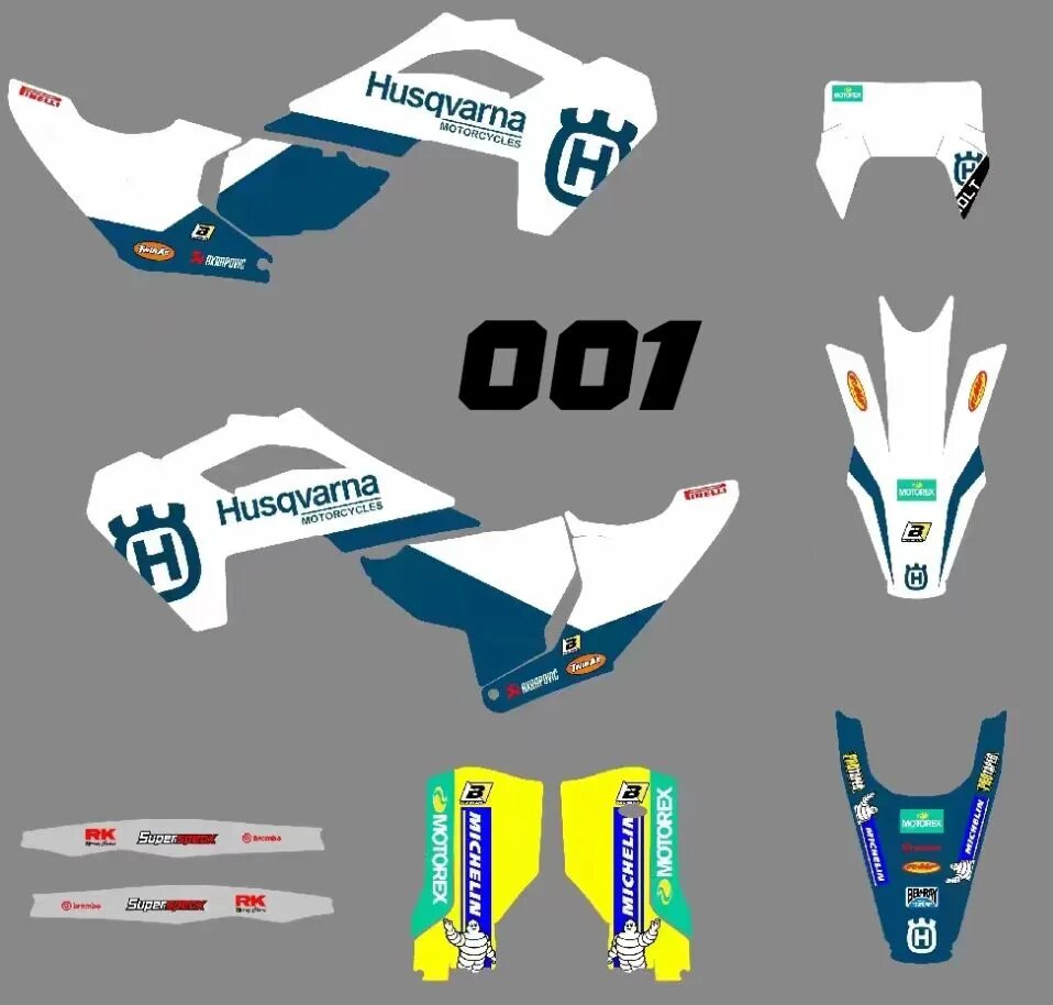 Для Husqvarna TE FE 2024 2025 150-250 300 350-450 TC T XFC FX 2023 2024 TBI Наклейка Крутой