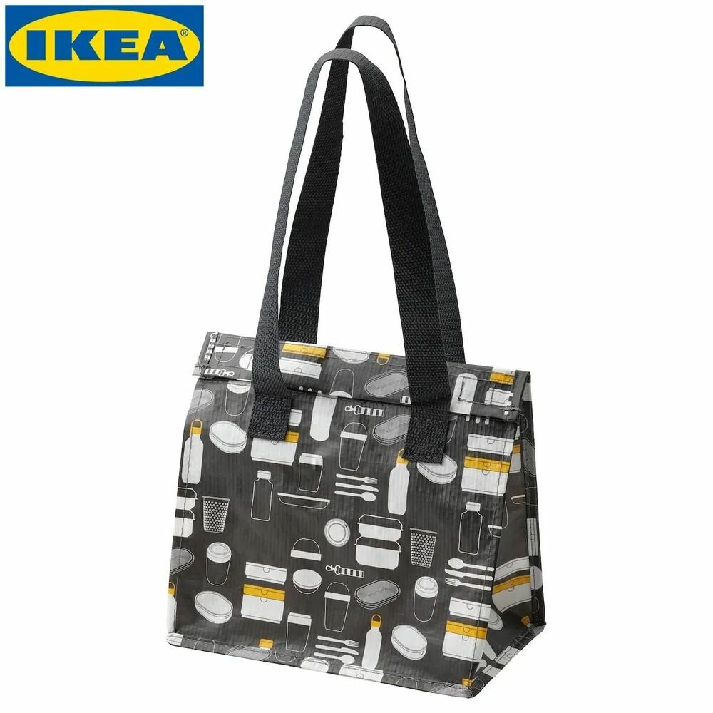 Сумка для ланча FLADDRIG, серая