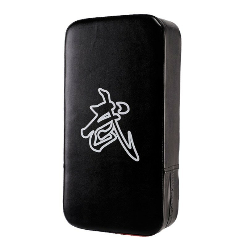 Sanda Kick Target Boxer Target Muay Thai Leg Target Protective Gear Target Big Foot Boxing Target Handle Taekwondo Training Equipment Wu Zi Foot Target Black Edge Black Face