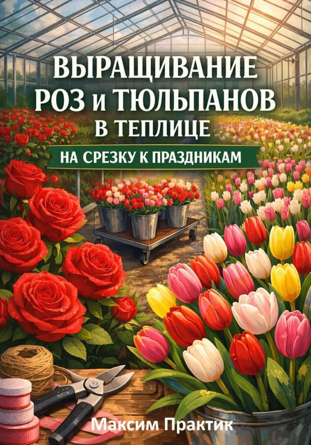 Выращивание роз и тюльпанов в теплице на срезку к праздникам [Цифровая книга]