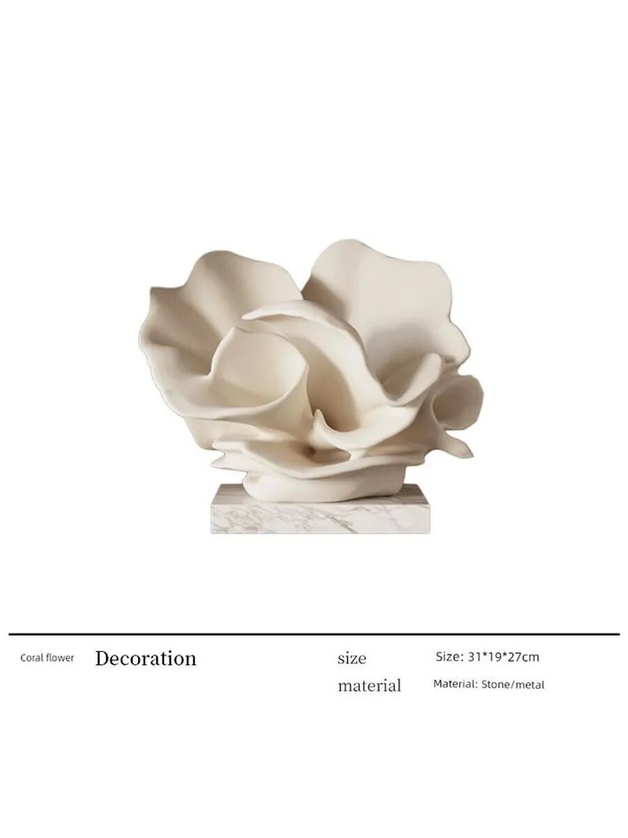 Декор Раковина Сили Стиль Цветок Кораллы, камень
