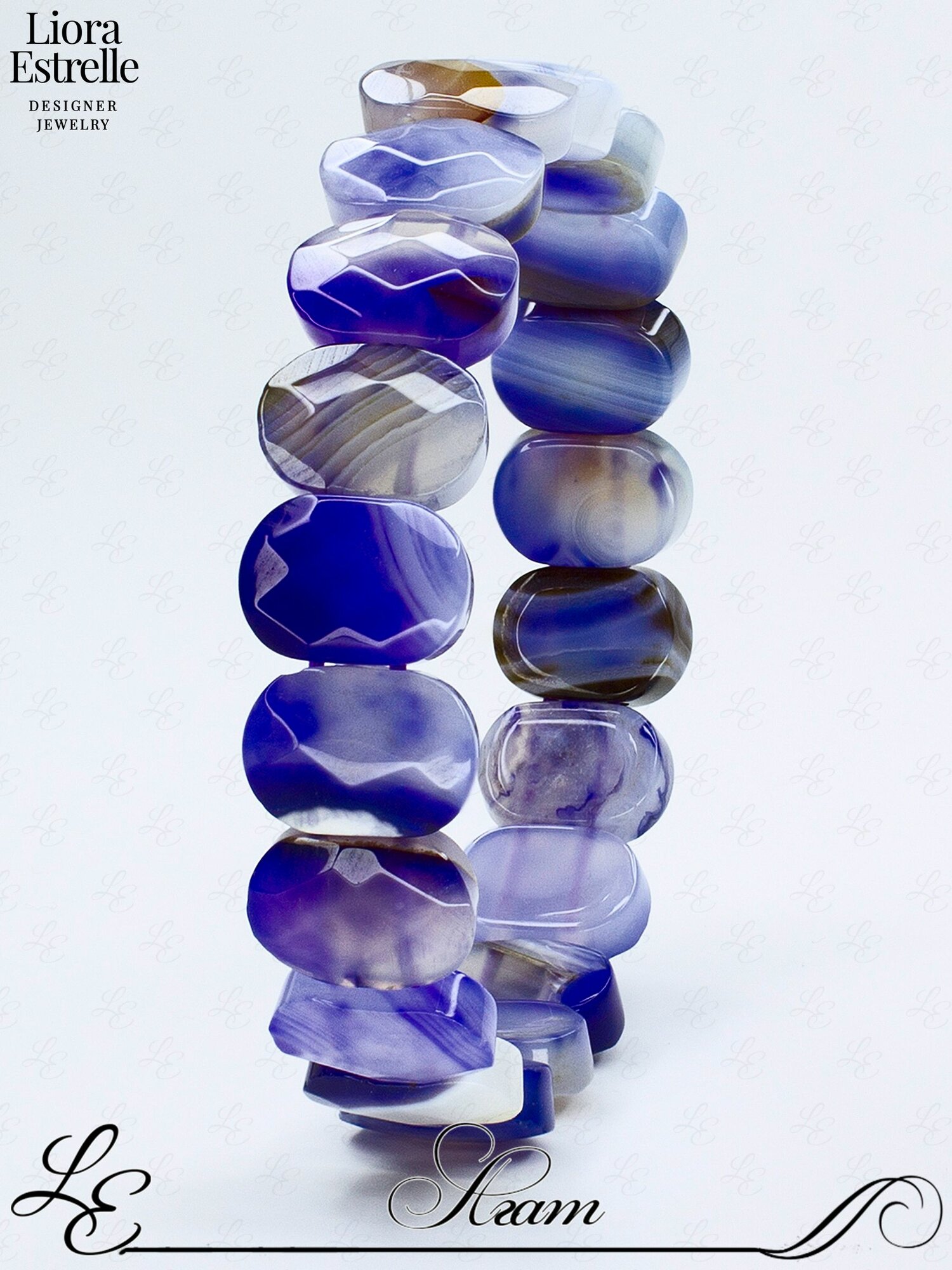 Браслет, агат