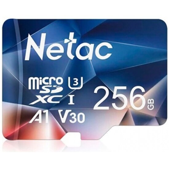 Карта памяти Netac P500 Ultra microSDXC 256Gb w/o adapter (2096321)