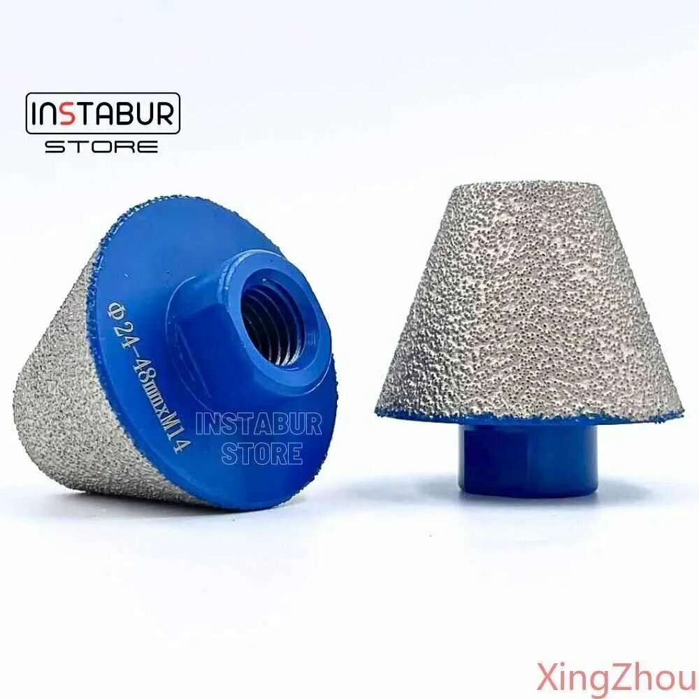Алмазная конусная фреза 24-48мм, Instabur М14