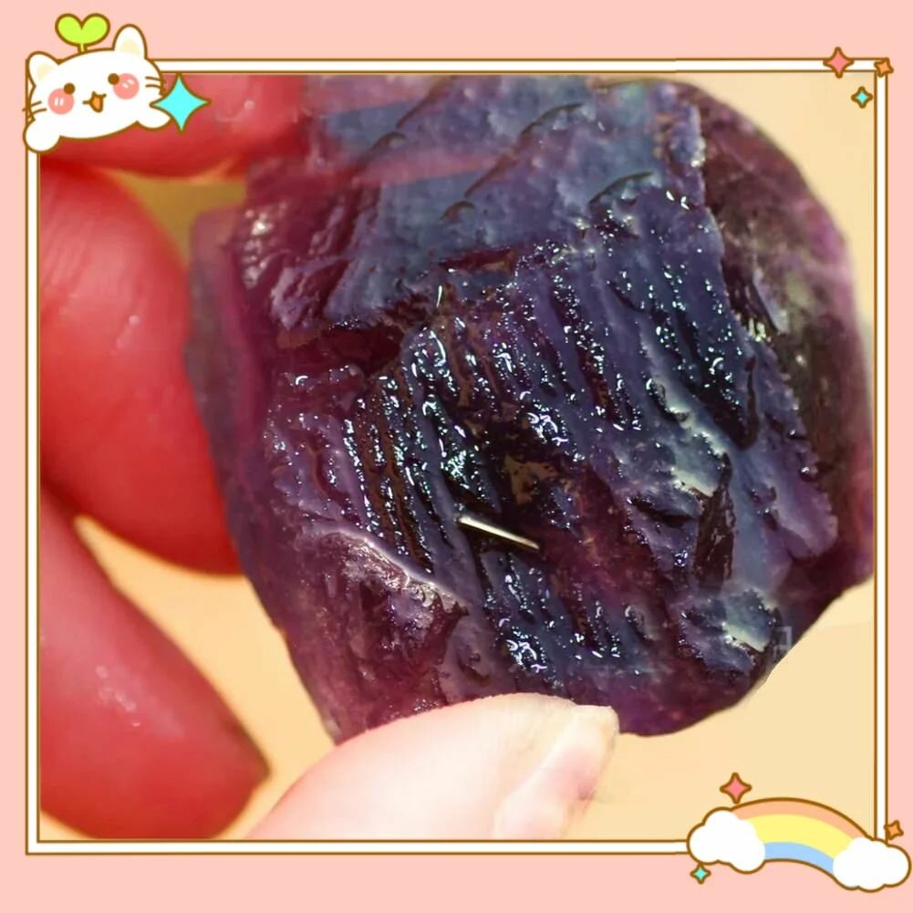 Природные материалы, Аметист необработанный, натуральный минерал