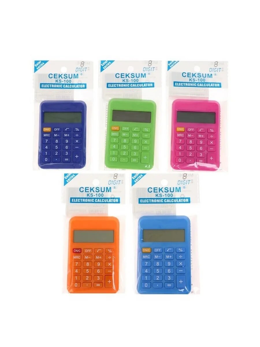 Компактный карманный калькулятор 8-разрядный