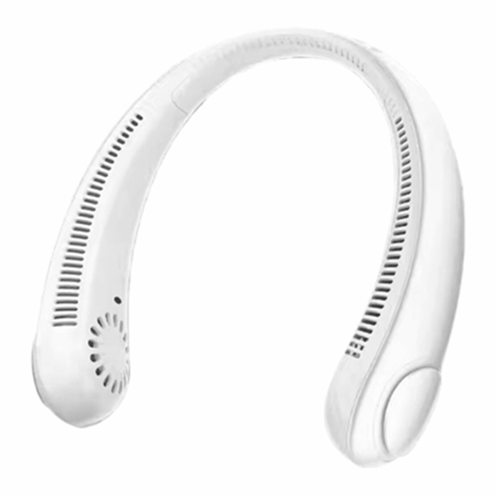 Портативный мини-вентилятор с зарядкой от USB, тихий, уличный спортивный вентилятор без лопастей, белый