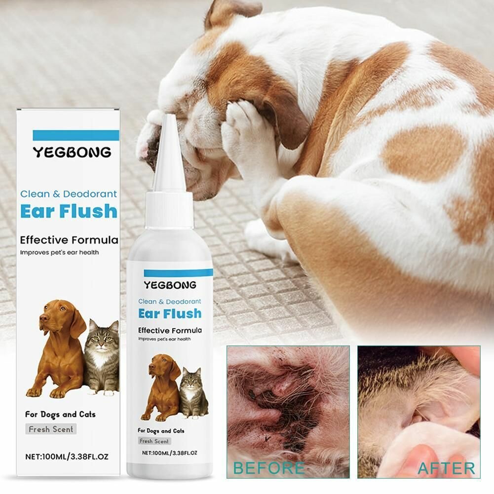 Промывание ушей домашних животных Лечение инфекций Лекарства Промывания и чистящие средства