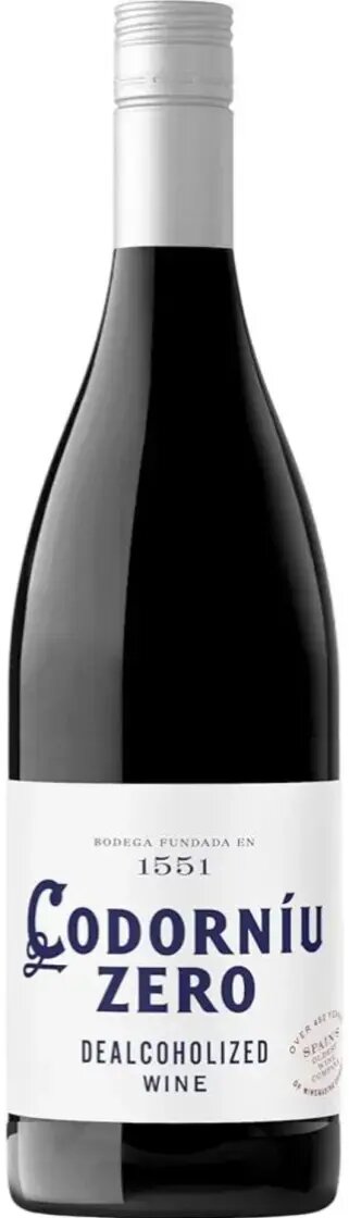 Игристое вино Codorniu "Zero", гарнача, красное, безалкогольное, 0,75 л