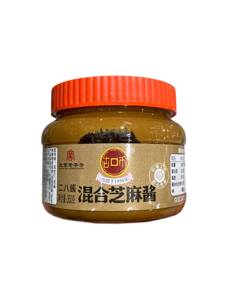 Кунжутно-арахисовая паста для блюд китайской, японской и европейской кухни 350 г, Китай