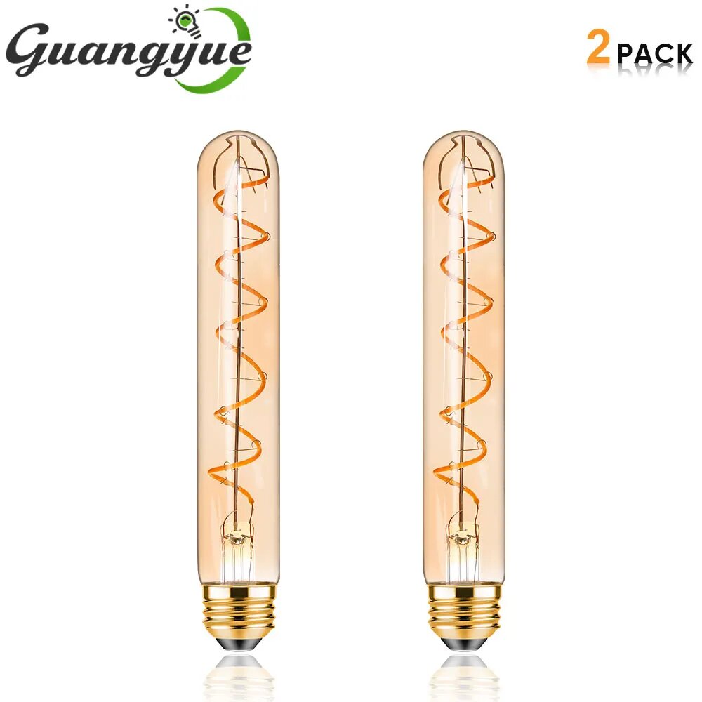 Grensk T185 LED E26 Лампочка 3Вт, 4 PACK, теплый белый