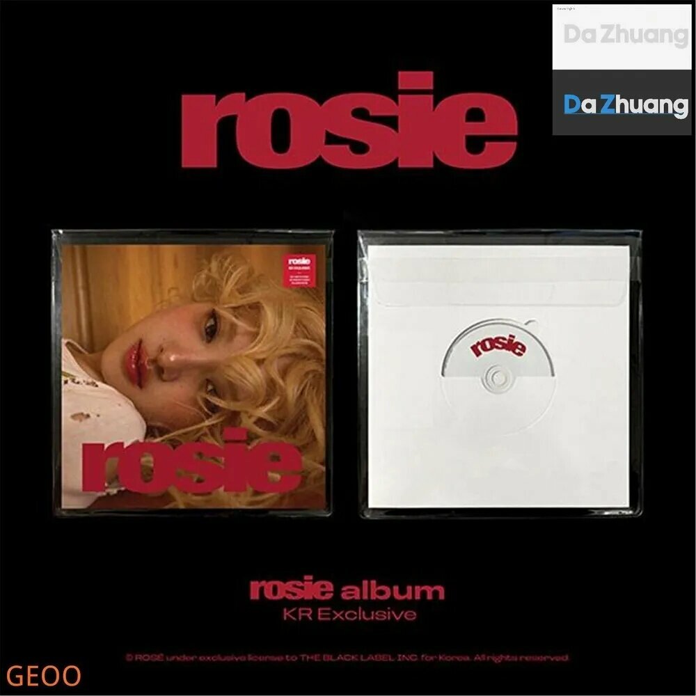 Эксклюзивная версия KR студийного альбома 'rosie' ROSE first