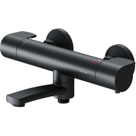 Смеситель для ванны и душа с термостатом AM.PM X-Joy F85A50022, черный
