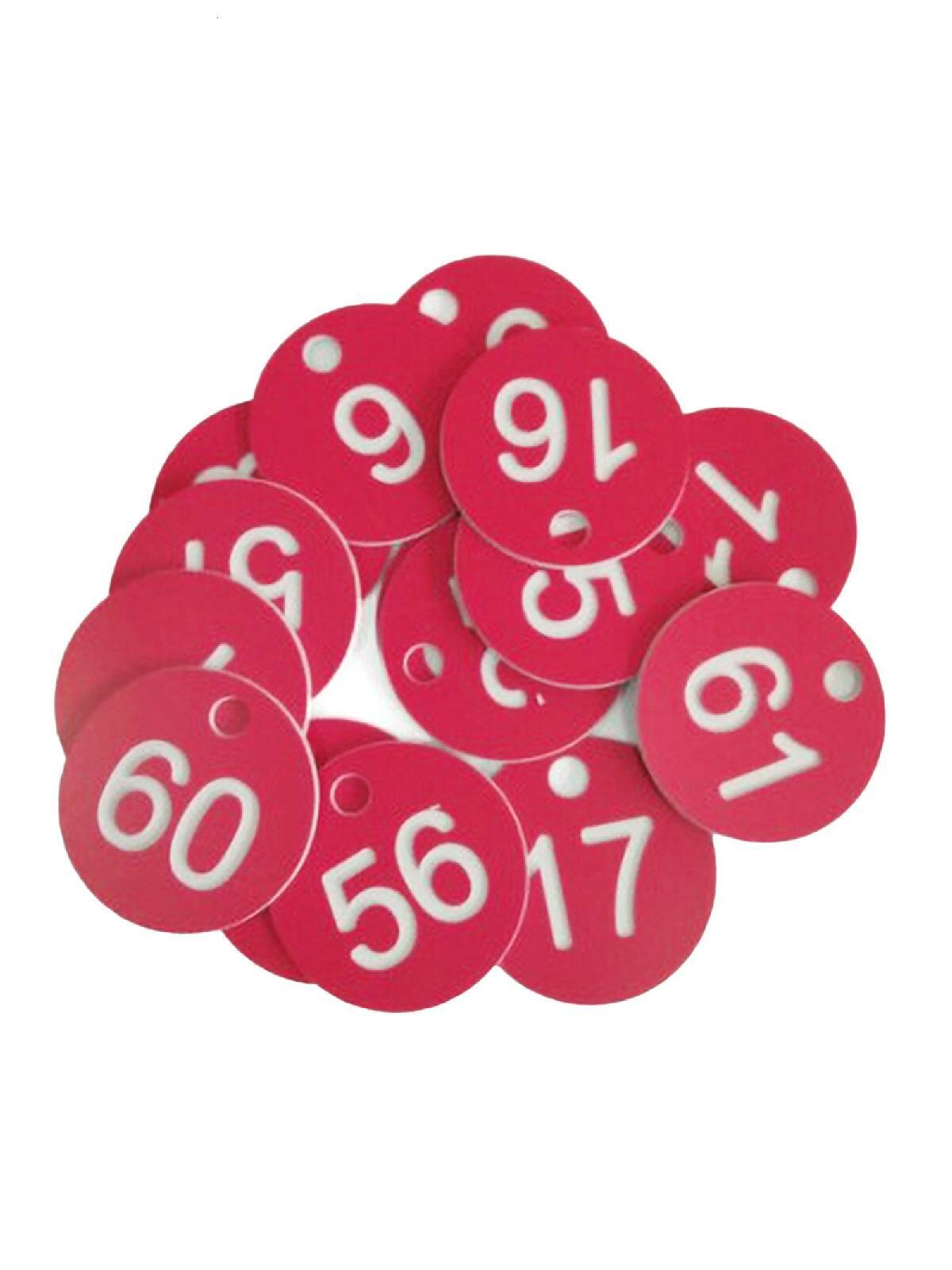 Бирки для маркировки багажа, красный