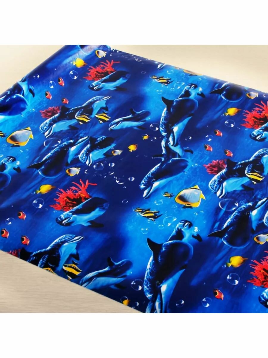 Витражная пленка Color Decor, самоклеящаяся, имитация витражного стекла, 0.45х8 м