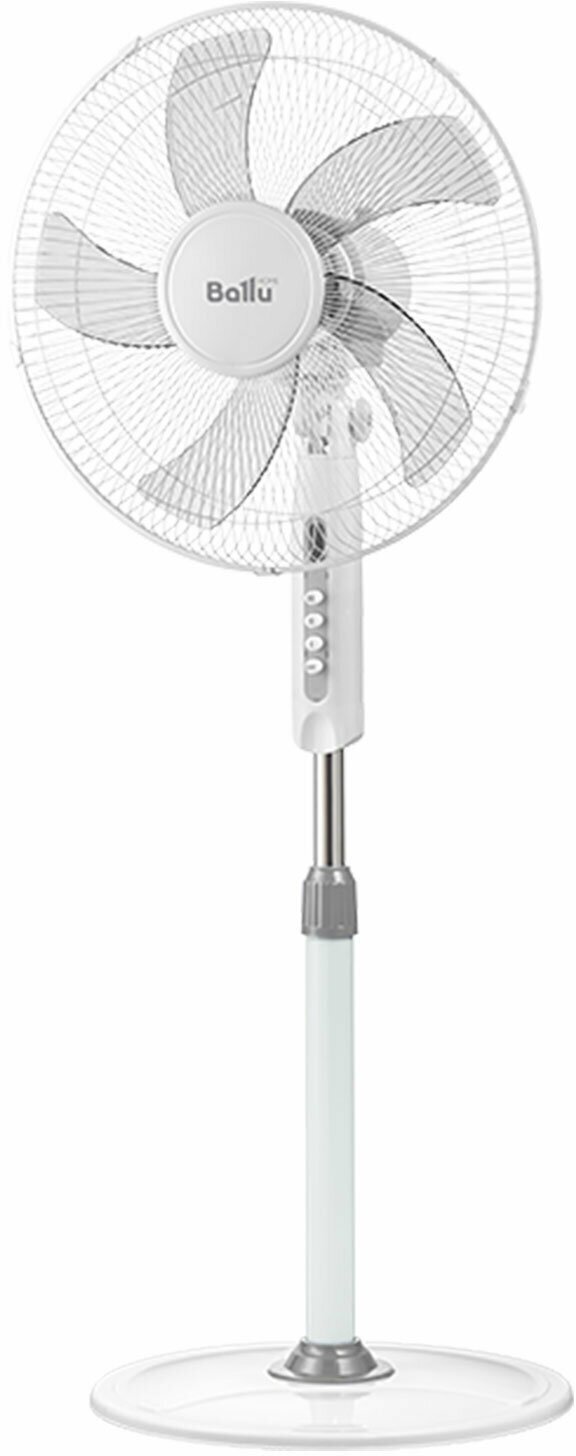 Вентилятор напольный, 3 режима, BALLU BFF-802, d=43 см, 45 Вт, белый, НС-1236005