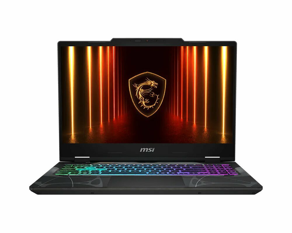 Ноутбук MSI Cyborg 15 B2RWEKG-272XRU Intel Core 5 210H, 16/512Gb, RTX 5050 8Gb, 15.6" 1920x1080 144Hz, Translucent Black